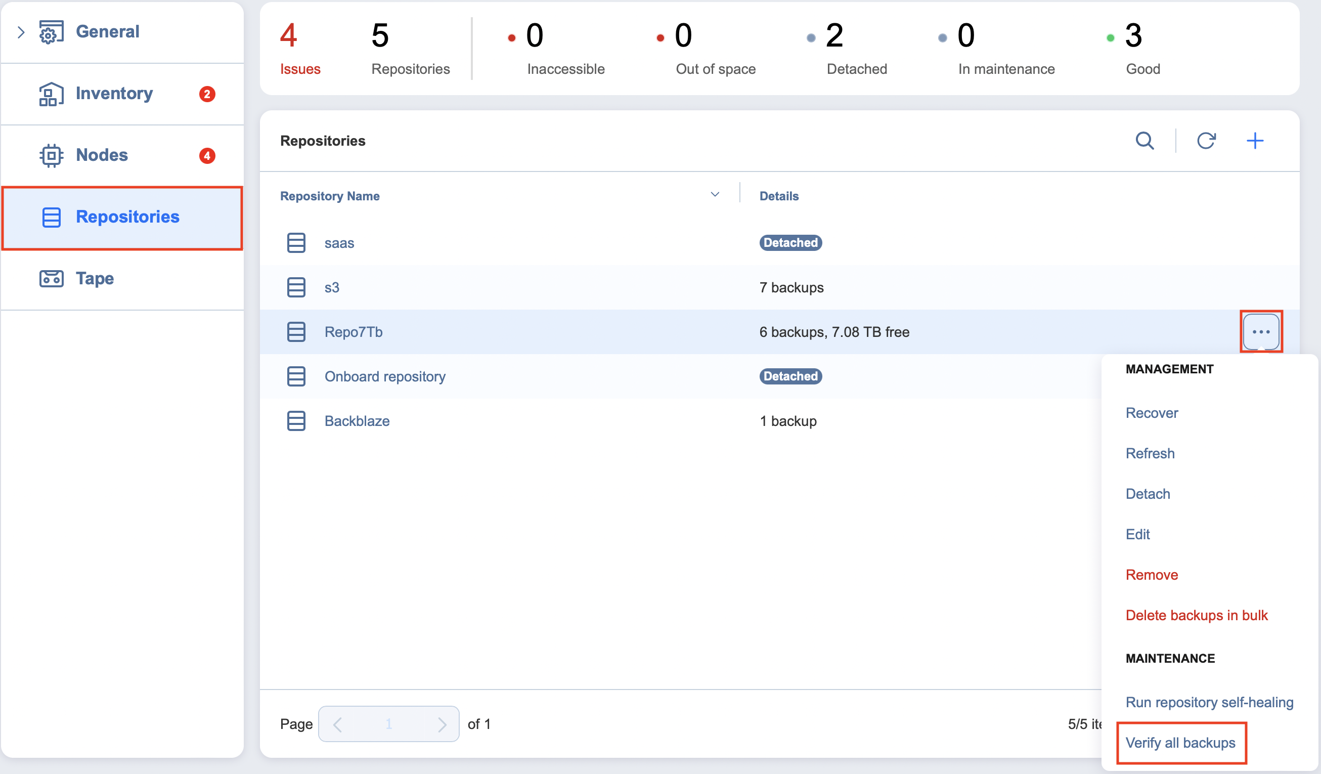 Running Block-Level Backup Verification