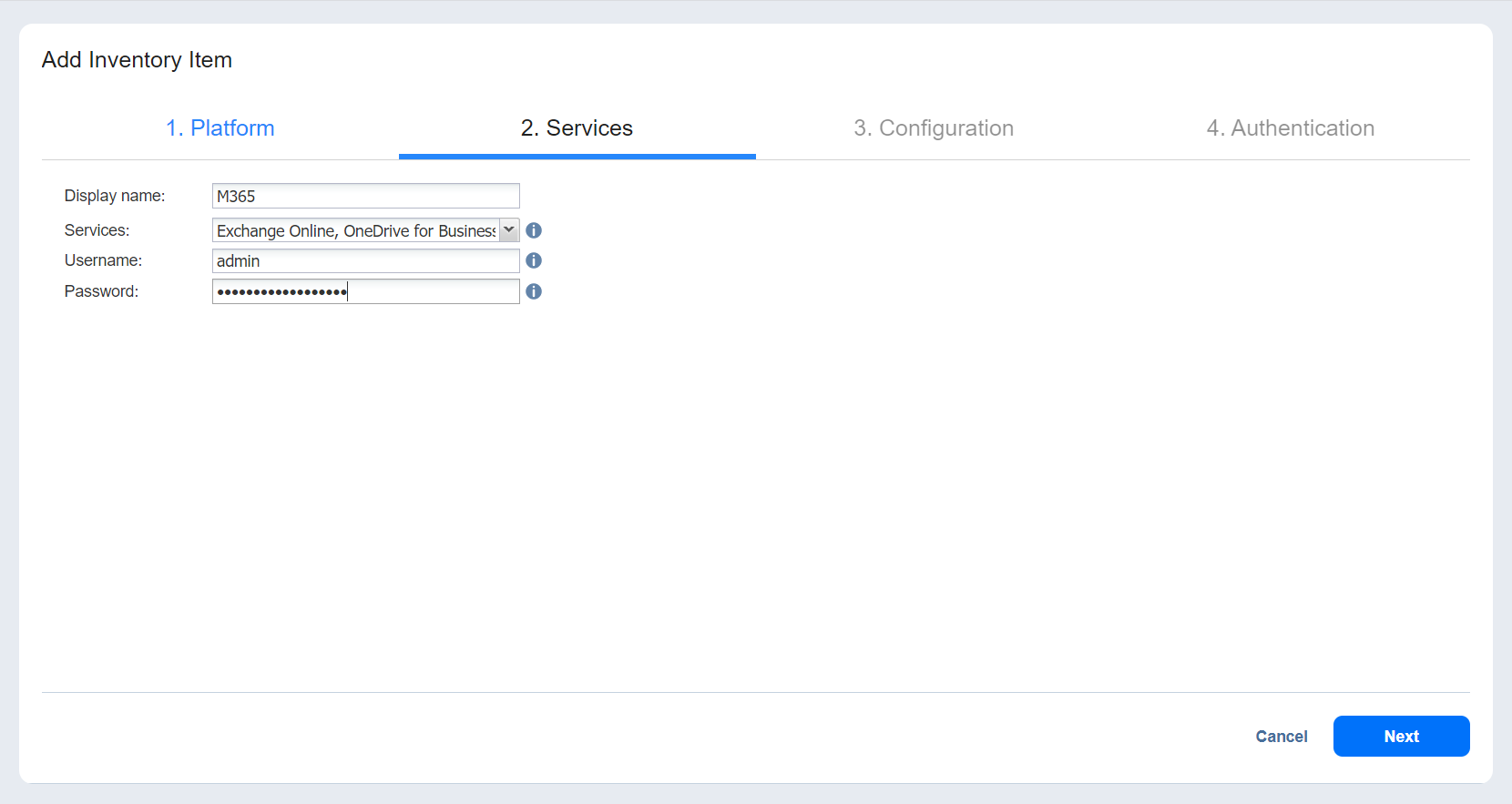Adding Microsoft 365 Accounts