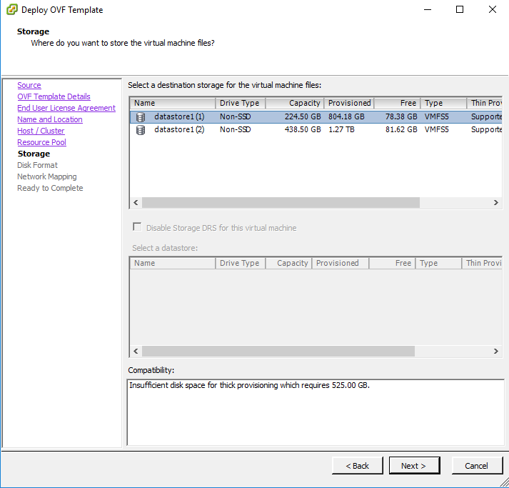 Deploying VMware Virtual Appliance