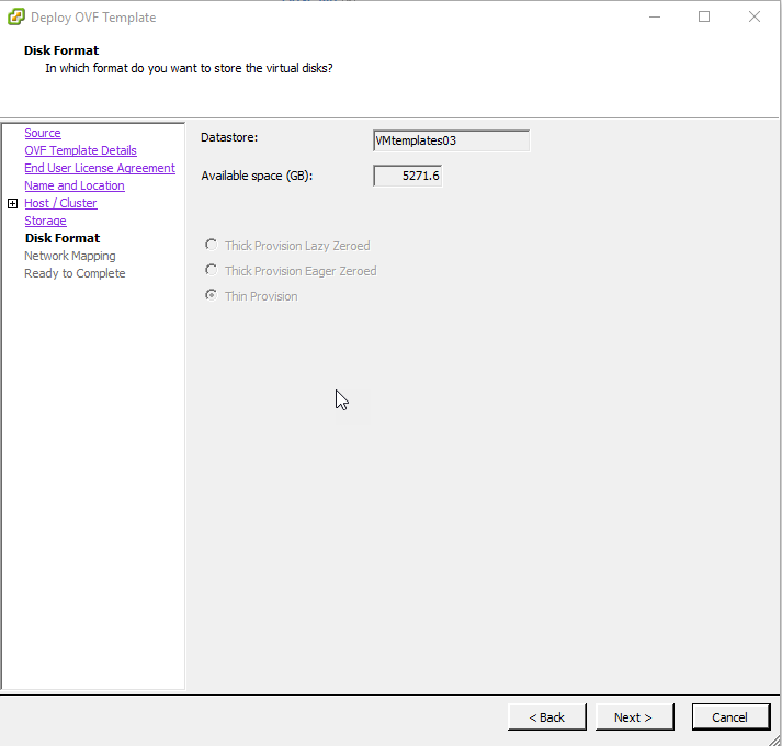 Deploying VMware Virtual Appliance