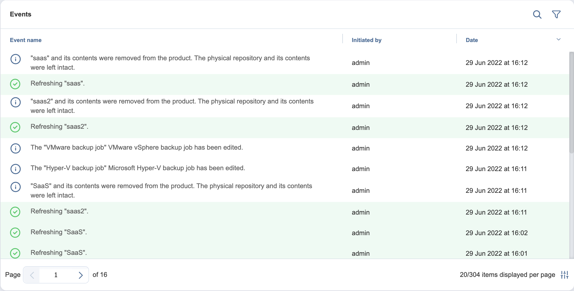 Web Interface Components