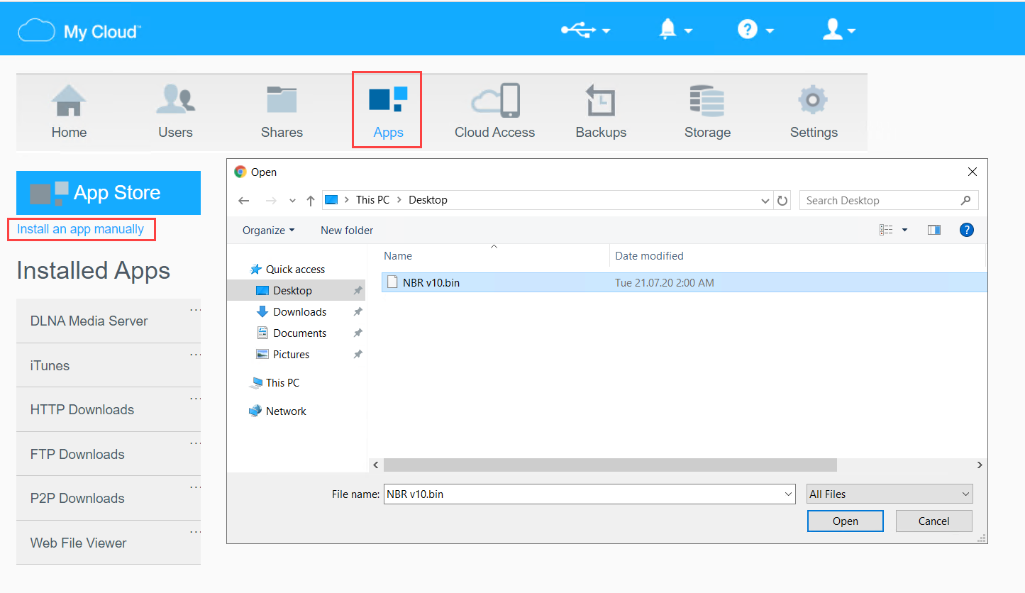 Installing on Western Digital NAS